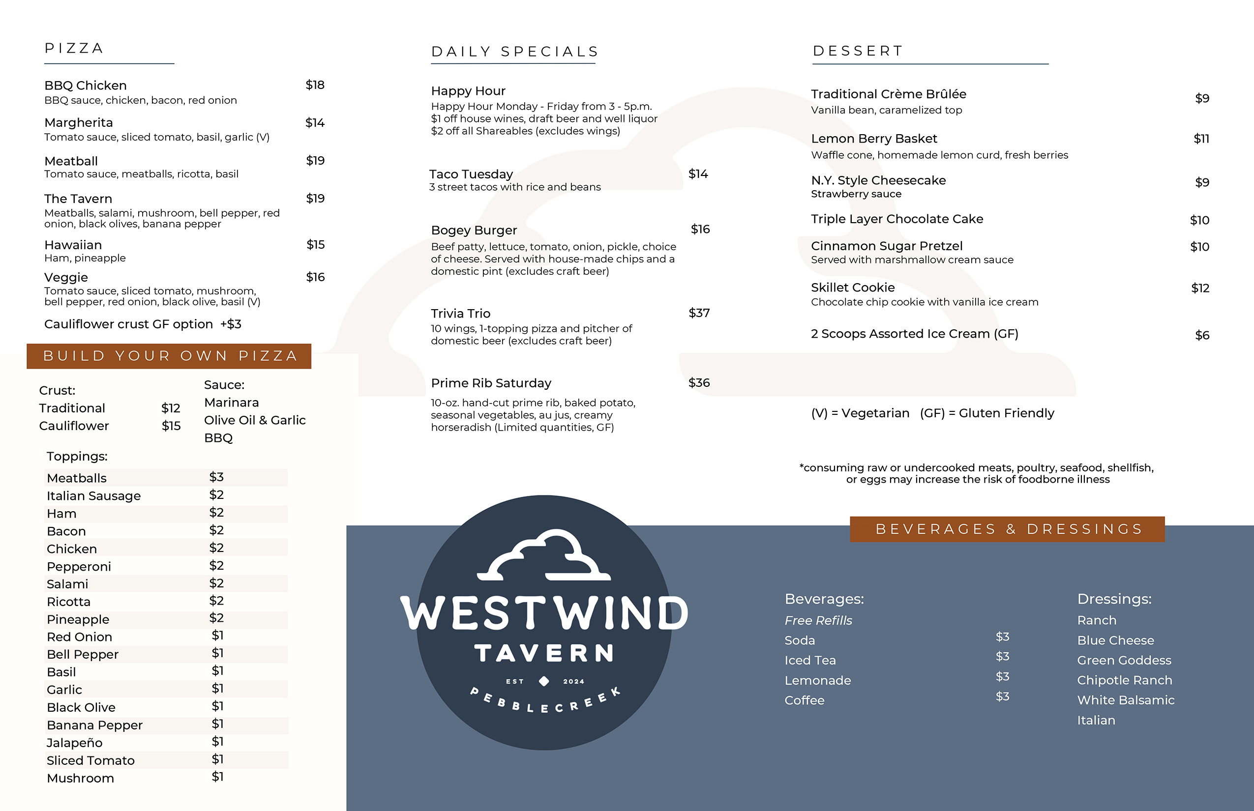 Westwind Tavern - PebbleCreek Homeowner Association